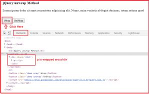 JQuery Wrap And UnWrap Elements Dot Net Tutorials