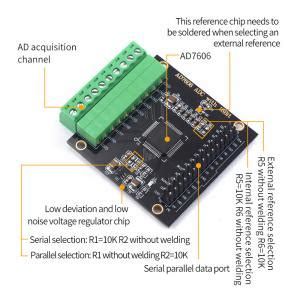 AD7606 16 Bit ADC 8 Channel Synchronous Sampling Frequency 200KHz Data Acquisition Module Martview
