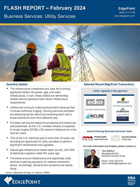 Utility Services Flash Report Edgepoint