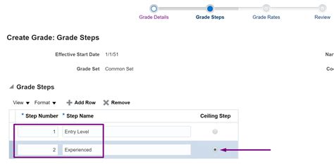 Grade Steps Erpwebtutor