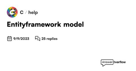 Entityframework Model C