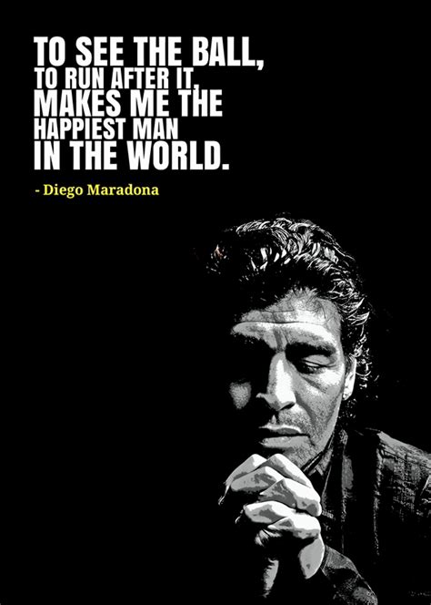 Diego Maradona Famous Quotes Wall Sticker Diego Maradona El Pelusa