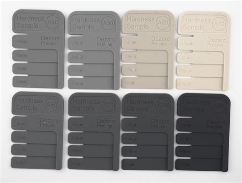 Elastomer Hardness Sample Set Tactile Samples For Product Developers