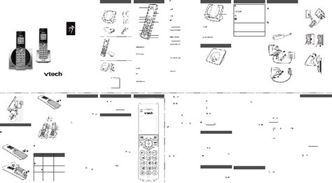 VTech CS6919 Dect Phone Operation Users Manual PDF View Download