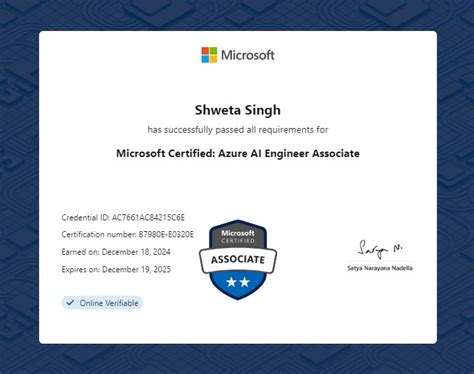 Shweta Singh On Linkedin Ai Microsoftcertification Azure