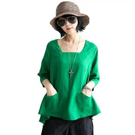 2016 New Ladies Tops And Blouses O Neck Half Sleeve