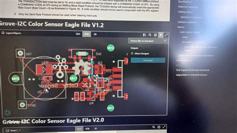 Arduino Sketch To Switch On Off The Led Of The Grove I2c Color Sensor V2 Tcs34725fn