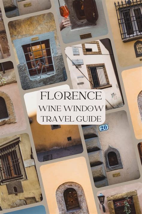 A Guide To The Florence Wine Windows In Italy Solosophie