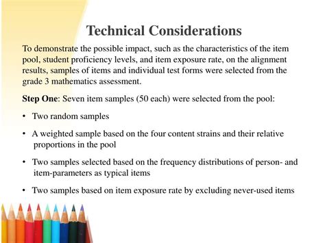 Ppt Technical Considerations In Alignment For Computerized Adaptive Testing Powerpoint