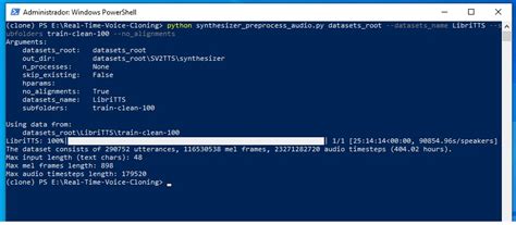 Error Training In Spanish · Issue 768 · Corentinjreal Time Voice