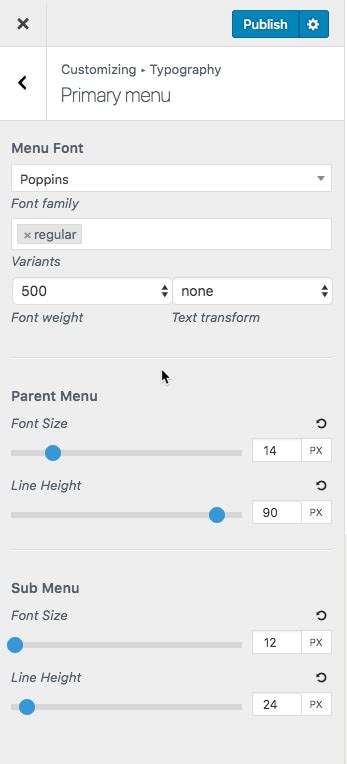 Woostify Typography Areas Woostify Theme