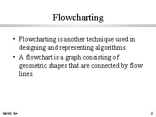Flowcharting