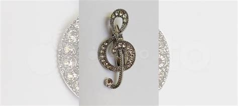 Брошь скрипичный ключ купить в Новосибирске Личные вещи Авито