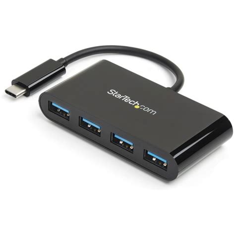StarTech USB Hub USB Type C External Black 4 Total USB Ports Lincoln Camera Centre