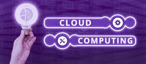 Text Caption Presenting Cloud Computing Business Showcase Storing And Accessing Data And