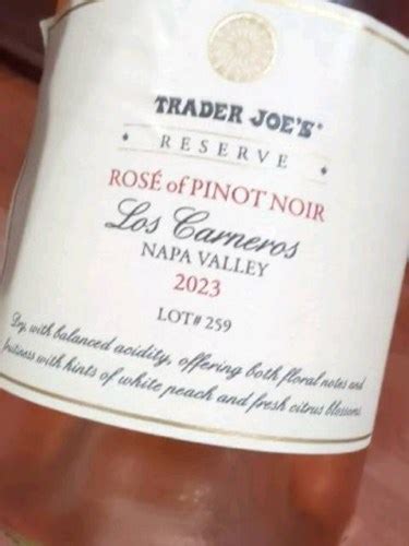 Trader Joes Reserve Rosé Of Pinot Noir Lot 259 Vivino English