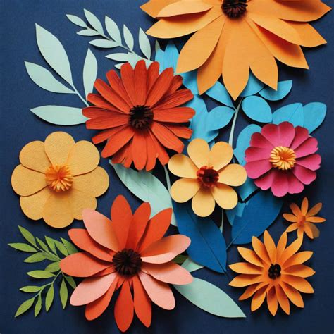 Flores De Cartulina Handfie Diy