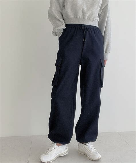 봄🌸 길이 3종 카고 스트링 와이드 And 조거 투웨이 밴딩 팬츠 Kattio 트레이닝 바지 사계절