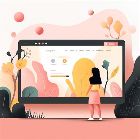 Create Clean And Sleek Ui Design Landing Page Premium Ai Generated Image