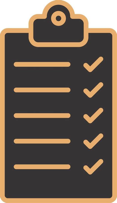 Checklist Vecto Icon 37955674 Vector Art At Vecteezy