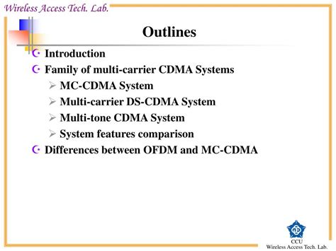 ppt multi carrier cdma powerpoint presentation free download id 466115