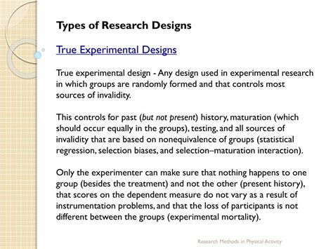 Ppt Chapter 18 Experimental And Quasi Experimental Research