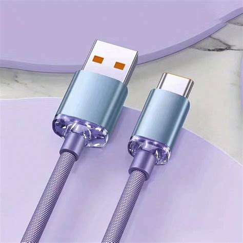 Super Fast Charging Cable 120W 6A USB Type C Charge Cable SHEIN USA