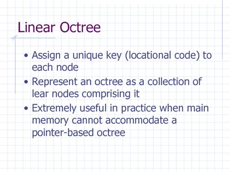 linear octree