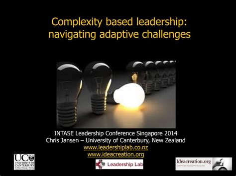 Complexity Based Leadership Navigating Complex Challenges Pdf