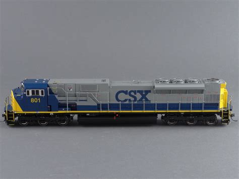 Ho Brass Model Train Omi 6627 1 Overland Csx Sd80mac Diesel 801 2001 Run