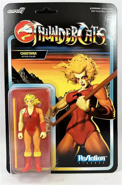 Thundercats Super7 Reaction Figures Cheetara Ljn Toy Colors