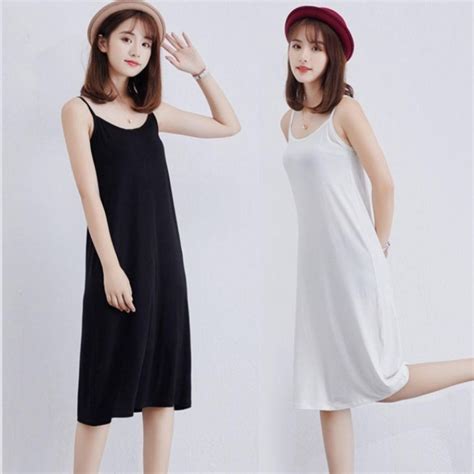 해피유코퍼레이션 인기 슬립 이너 민소매 원피스 끈나시 여름 여성 드레스