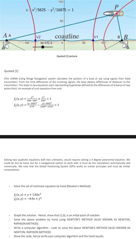 Quoted 1 The Loran Long Range Navigation ﻿system