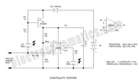 Transistor Tester Schematic Diagram