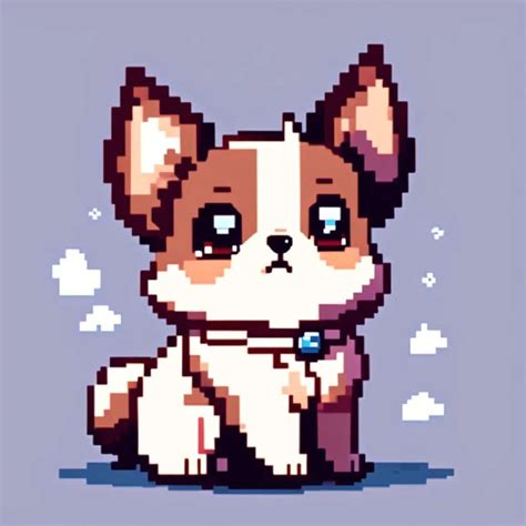 Dibujos Pixelados Faciles De Perros
