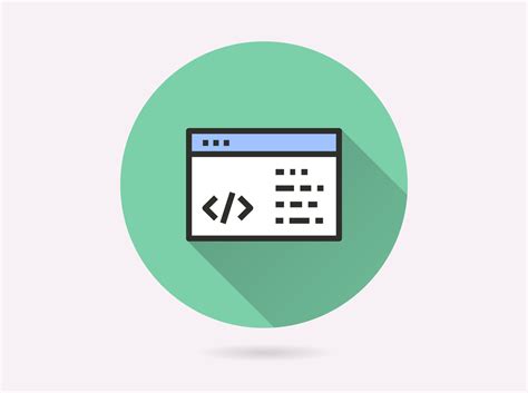 Programming Code Icon For Graphic And Web Design 12990927 Vector Art