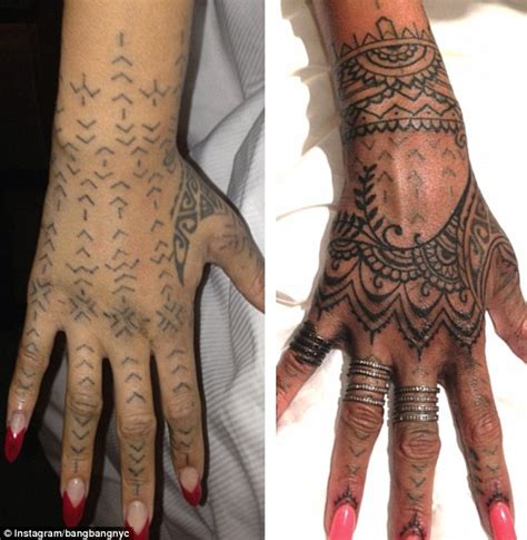 Rihanna Flies Her Tattoo Artists 1500 Miles To Spend 11 Hours Making Her New Zealand Tribal Art