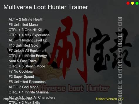 Multiverse Loot Hunter Trainer FLiNG Trainer