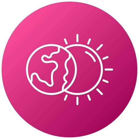 Premium Vector Lunar Eclipse Icon Style