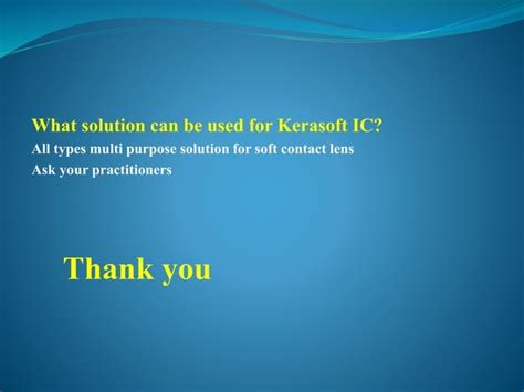 Kerasoft Contact Lens Soft Contact Lenses For Keratoconus PPTX