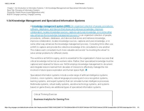 Chapter 1 Principles Of Information Systems 13th Edition 1 6 23 8