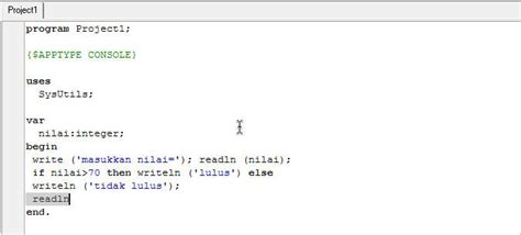 Membuat Program Sederhana Dengan Delphi 70 Satria77