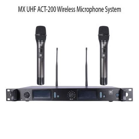 Wireless Microphone System Mx Uhf Act At Piece Uhf Microphone In Vasai Virar Id
