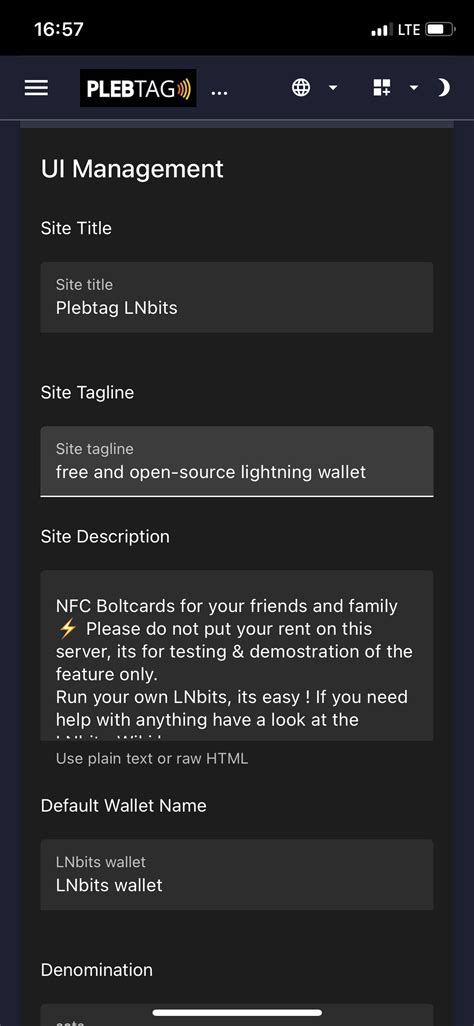 Formatting The Lnbits Frontpage Description · Issue 1912 · Lnbits Lnbits · Github