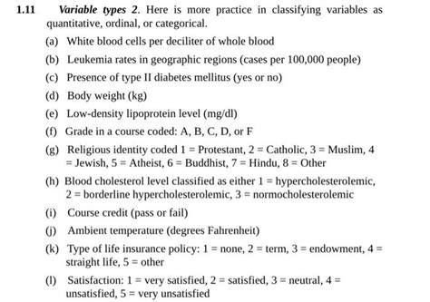 Solved 111 Variable Types 2 Here Is More Practice In