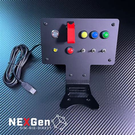 Button Box Upgrade W Mounting For Thrustmaster Th8a Th8s Shifter Sim