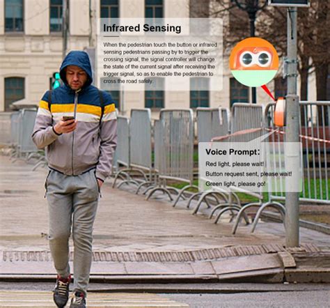 횡단보도 버튼 보행자 또는 시각장애인 보행자를 위한 편의 및 보호 제공 Bbm 신호등