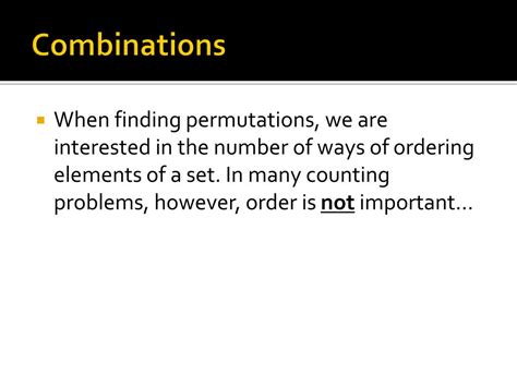 PPT Permutations And Combinations PowerPoint Presentation Free Download ID
