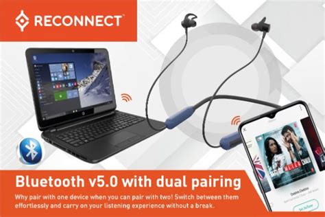 Buy Reconnect Drip Bluetooth Neckband Up To 16 Hours Playtime Voice Assistant Compatible