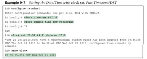 IP Services Configure And Verify NTP Operating In A Client And Server Mode Flashcards